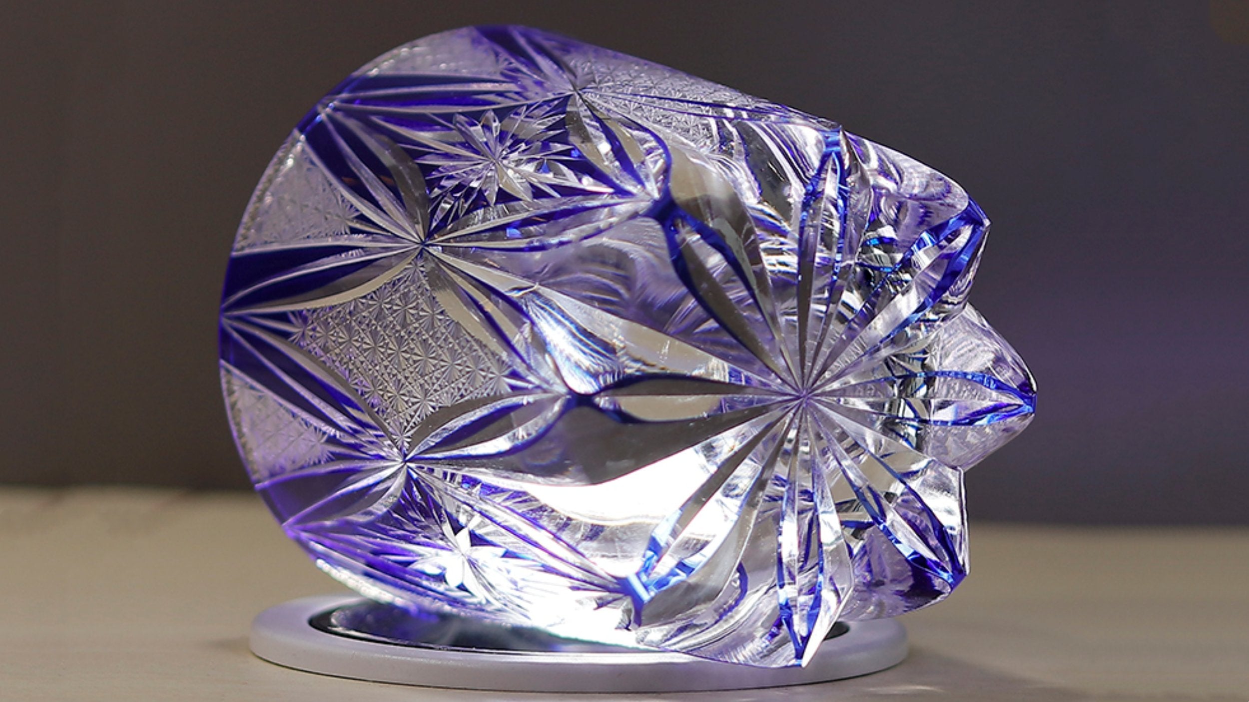 2 Layers Color Overlaid Glasses-Hand Cut To Clear – JINZHI GLASS CRAFTS